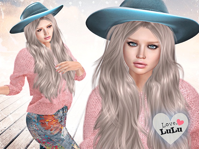 Second Life Marketplace - :Moon Amore: Opera Romance boho leather hat - Sky