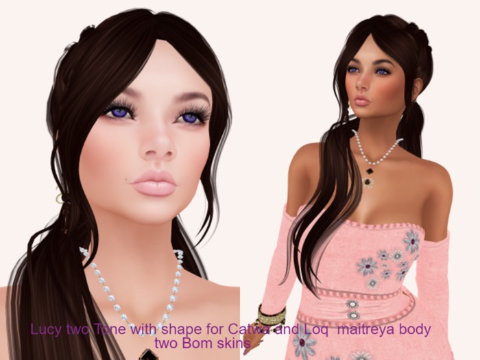 Second Life Marketplace - 2 BOM SKIN WITH SHAPE