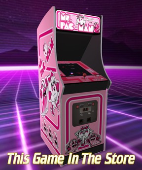 Second Life Marketplace - = Ms Pac Man Pink = Namco Arcades Games [BOX]
