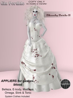 Second Life Marketplace - DEMO Bloody Bride II Outfit (add)