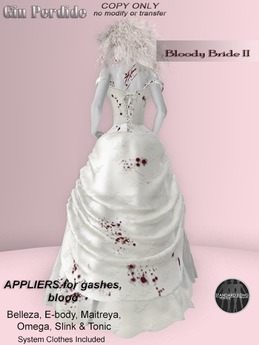 Second Life Marketplace - DEMO Bloody Bride II Outfit (add)