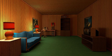 Second Life Marketplace - 80's Basement Bedroom Pack - Full Perm