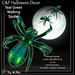 Second Life Marketplace - C&F Wandering / Animated Spider - Teal Green