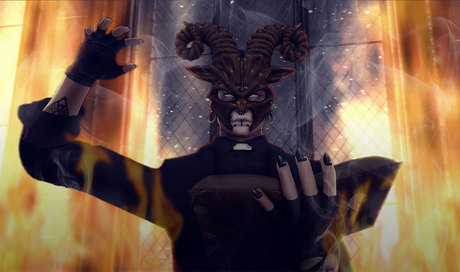 Second Life Marketplace - [LHP] Satanic Cult Mask [Gold]