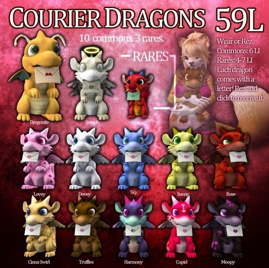 Second Life Marketplace - [GACHA] MOOPA Inc. Courier Dragon Dragonite ...