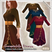 Second Life Marketplace - [V/W] Constable Dress: Earth, Ocean, Fire ...