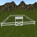 Second Life Marketplace - Horse corral-White fence-boxed
