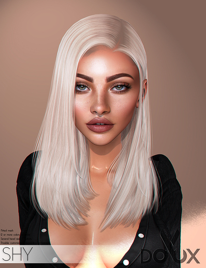 Second Life Marketplace Doux Shy Hairstyle [demo]