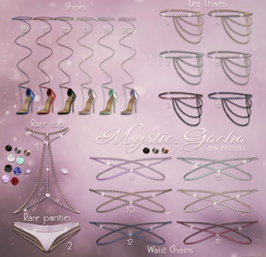 Second Life Marketplace - Mossu - Mystic.Waist Chains(14) - Maitreya ...