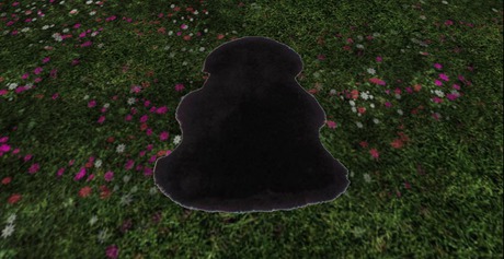 Second Life Marketplace - Black Sheep Skin Rug Box