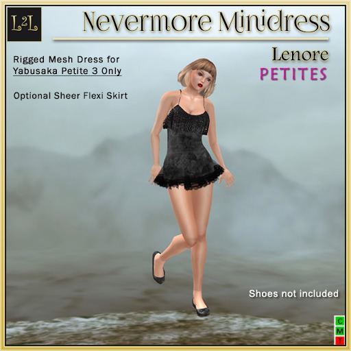 Second Life Marketplace - L2L Petite Nevermore Minidress, Lenore