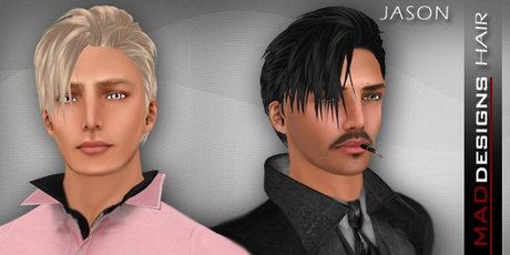 Second Life Marketplace - MADesigns HAIR ~ JASON ~ ALL COLORS