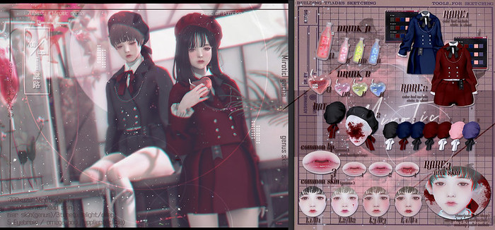 Second Life Marketplace - :700xuzu: Mirotic gacha skin 04 (deep)(genus)