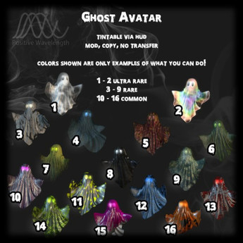Second Life Marketplace - Positive Wavelength - Ghost Avatar - [14 ...