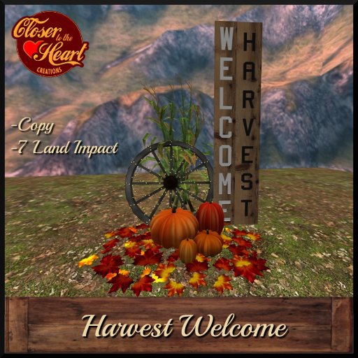 Second Life Marketplace - Harvest Welcome Autumn Decor**