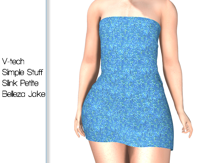 Second Life Marketplace - Pencil Dress "Ari" TwoSided for V-tech Slink ...