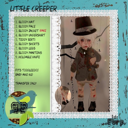 Second Life Marketplace - {BB} little Creeper - under shirt [BOXED]