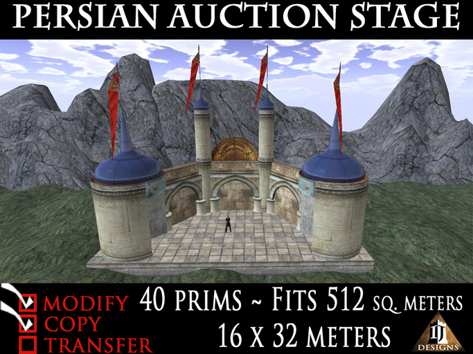Second Life Marketplace - VILLAGE : PERSIAN AUCTION STAGE