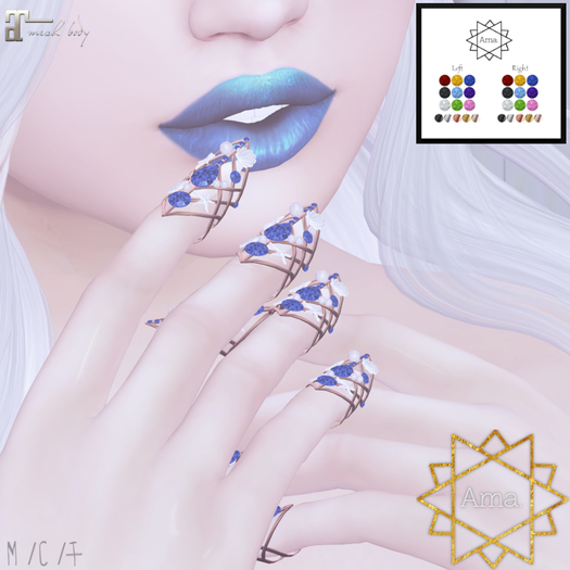 Second Life Marketplace - Ama. : DEMO Mermaid Claws