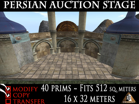 Second Life Marketplace - VILLAGE : PERSIAN AUCTION STAGE