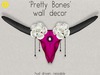 Second Life Marketplace - DecorFluid. - Pretty Bones wall decor