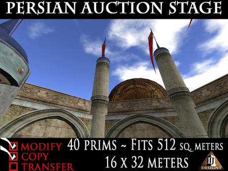 Second Life Marketplace - VILLAGE : PERSIAN AUCTION STAGE