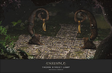 Second Life Marketplace - unstable. Thorn Street Lamp