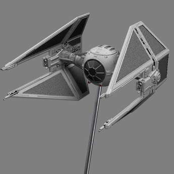 Second Life Marketplace - 3D / Tie Interceptor Model / 1 land impact