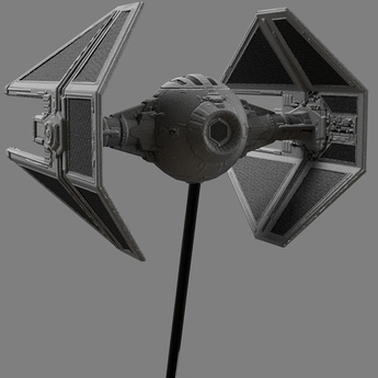 Second Life Marketplace - 3D / Tie Interceptor Model / 1 land impact