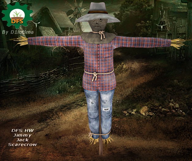 Second Life Marketplace - DFS HW Jimmy Jack Scarecrow (Rare)