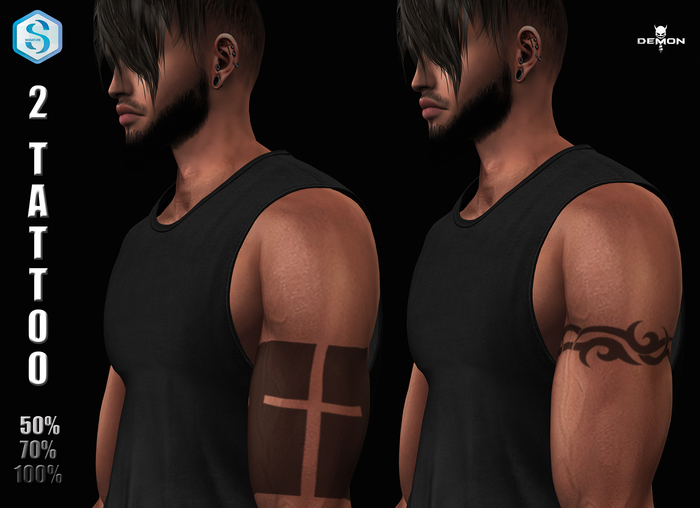Second Life Marketplace - TATTOO - for [SIGNATURE] Mesh Bodies 96#97