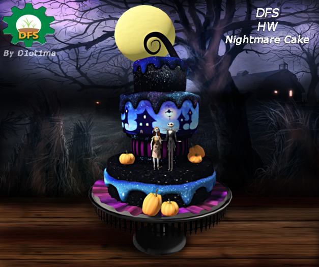 Second Life Marketplace - DFS HW Nightmare Cake (Rare)