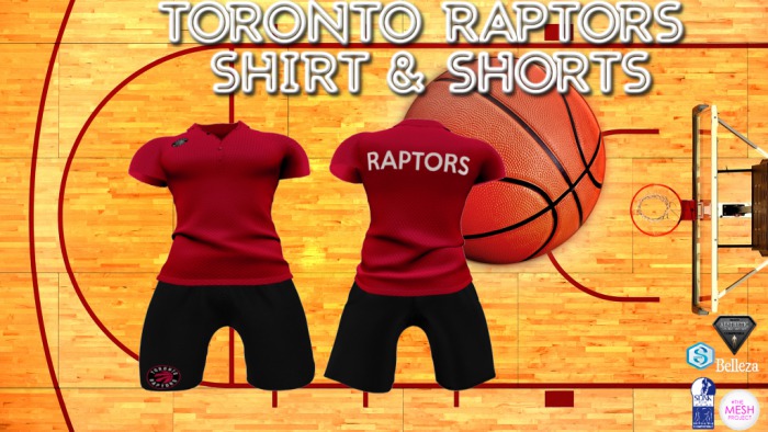 Second Life Marketplace - (GI) Toronto Raptors Shirt & Shorts