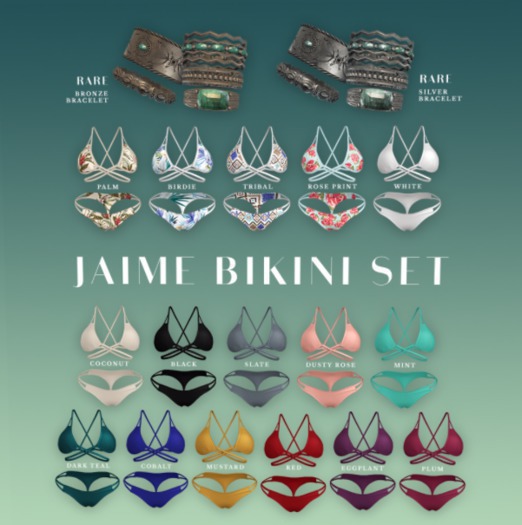 Second Life Marketplace - ISON - jaime bikini -Maitreya- (mustard) common