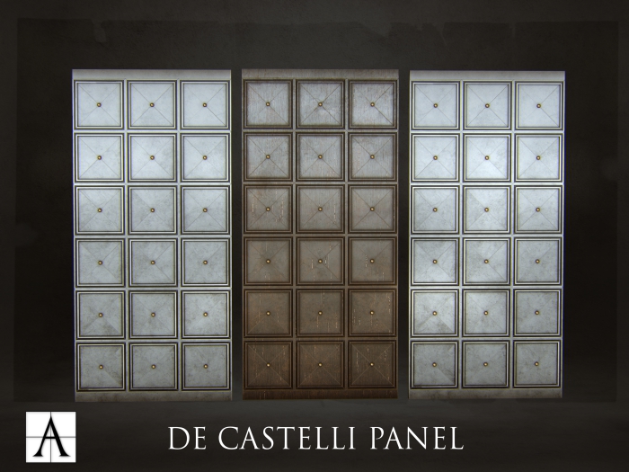 Second Life Marketplace - Architect. De Castelli Wall Panel (lights)