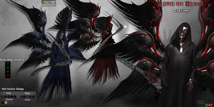 Second Life Marketplace - R.F. -Costume - Lord Of Death - with Hud