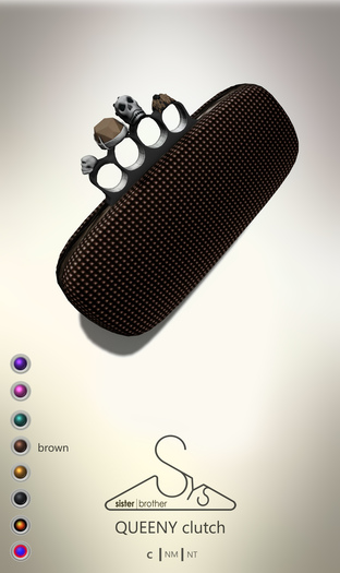 Second Life Marketplace - [sYs] QUEENY clutch - brown