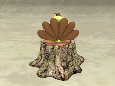 Second Life Marketplace - !MC! Turkey on a tree stump - 7 - 2PI - CM