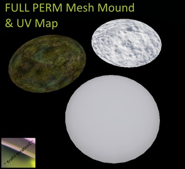 Second Life Marketplace - ~ KraftY KreationZ ~ Full Perm Mesh Mound