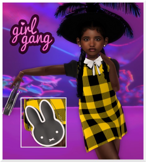 Second Life Marketplace - .: Girl Gang :. Preppy Fit (Black)