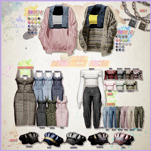 Second Life Marketplace - DAMI.Aquarelle gacha_knit_white_matreya