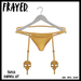 Second Life Marketplace - Frayed - Twyla - Harness Set - Orange