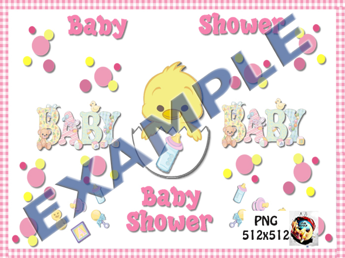 Second Life Marketplace - YS.texture png.baby-shower 1
