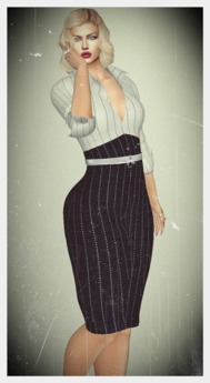 Second Life Marketplace - OUTFIT MAFIA WHITE AND BLACK LS