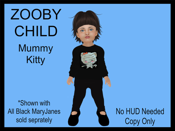 Second Life Marketplace - Steph-O-Bee's - Mummy Kitty (Zooby Child)