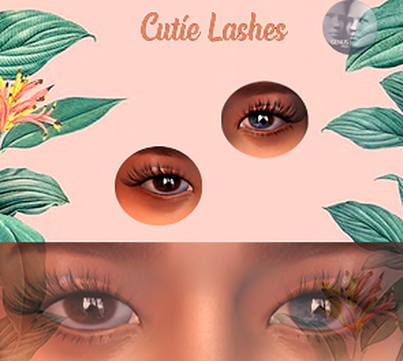 Second Life Marketplace - ~La Fameux~ Cutie Lashes (Genus/Youth)