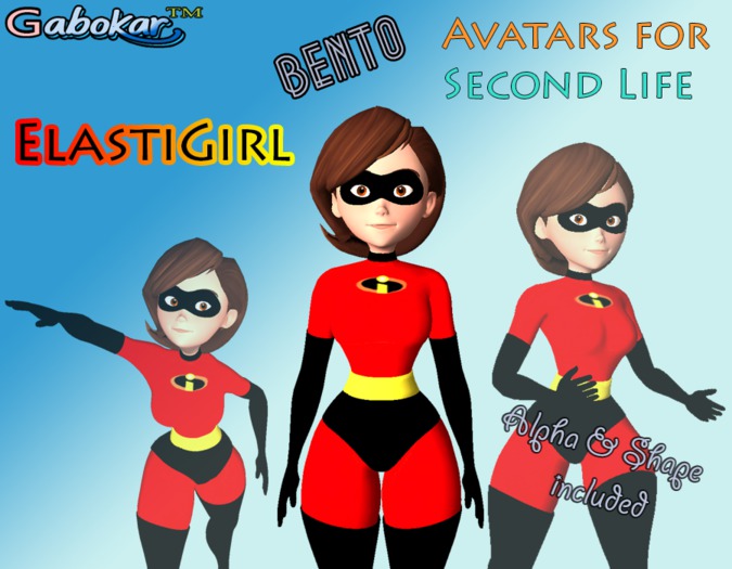 Second Life Marketplace - ★AVATAR MESH★ - (RIG) - ELASTIGIRL