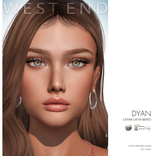 Second Life Marketplace - [ west end ] Shapes - Dyan (CATWA Catya Bento ...