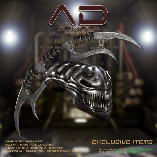 Second Life Marketplace - [AD] - Alien Encounters SET - EXCLUSIVE ITEMS