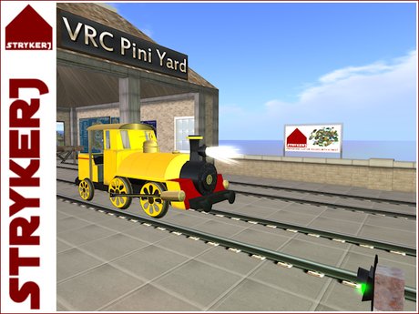 Second Life Marketplace - Little Yellow Steam engine